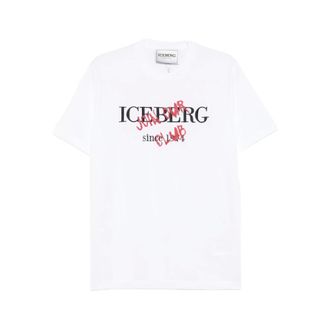 Iceberg Homme, Tops, Blanc, Taille: S Optical T-shirt