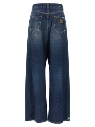 Dolce & Gabbana Distressed Denim Jeans - Blue