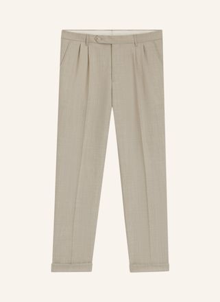 HUGO BOSS Business Hose C-Perin-Dpl-Tu-253 Tapered Fit weiss