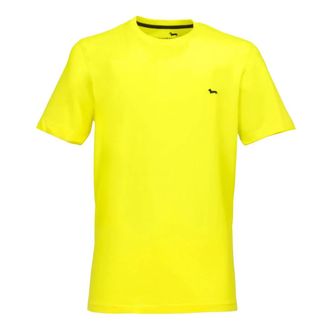 Harmont & Blaine Homme, Tops, Jaune, Taille: S T-shirt en coton coupe ajust&eacute;e