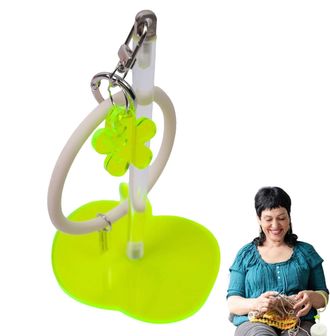 Generic Handfadenhalter, tragbarer Garnhalter zum H&auml;keln | Reise-Garnhalter f&uuml;r Blumenfr&uuml;chte mit Handgelenk, Crochet Spinner Minder Stand, gestrickt zur Aufb