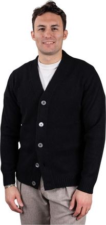 Daniele Fiesoli Homme, Pulls, Noir, Taille: S Df3017 Cardigan