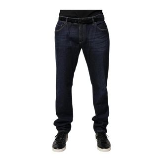 Dolce & Gabbana Dunkelblaue Skinny Denim Jeans - - Jeans - Herren - Blau - 4XL