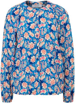 Comma Langarmbluse Bluse Langarmbluse mit All-over-Print