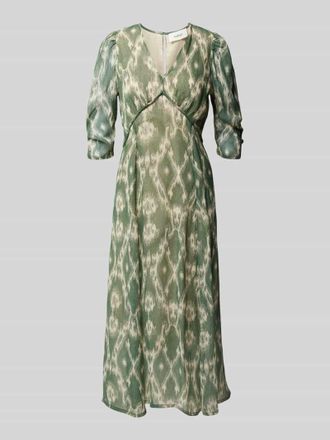 BA&SH Midikleid mit V-Ausschnitt Modell MATSA