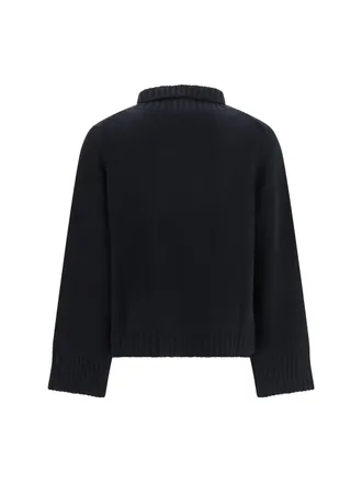 Allude Womens Cashmere Turtleneck Sweater 90 Kashmir-Capra Hircus Kashmir/capra