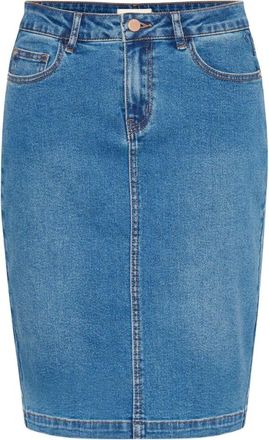 Cream Femme, Jupes, Bleu, Taille: 36 FR Jupes en jean