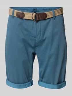 Lerros Bermudas mit Gürtel und Gesäßtaschen