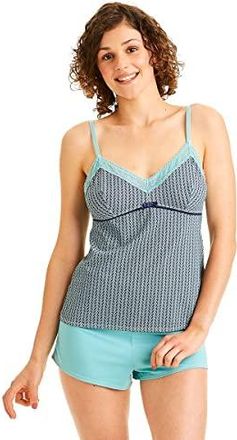 Pomm'Poire Lingerie Top-Short Rose - Bleu - 36 - Femme