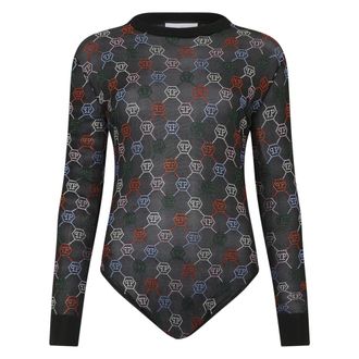 Philipp Plein Damen, Oberteile, Schwarzk, SGr&ouml;&szlig;e