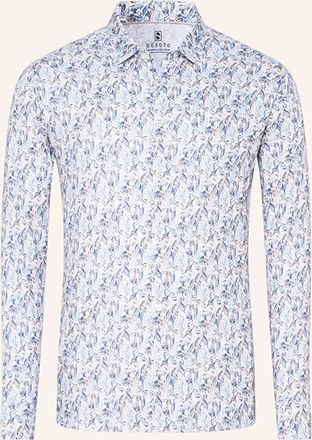 DeSoto Desoto Jerseyhemd Slim Fit weiss