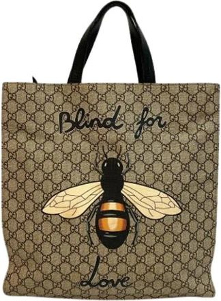 Gucci unisex, Pre-owned, Beige, Taille: ONE Size Sac cabas en plastique Pre-owned