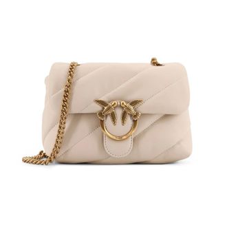 Pinko Pinko, Femme, Sacs, Blanc, Taille: ONE Size Mini Sac &Eacute;paule Love Puff