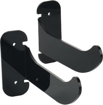 Pretyzoom 2 Stück Yoga Mat Wandhalter aus Robustem Multifunktionales Aufbewahrungsregal mit Vorgebohrten Löchern zur Einfachen Montage Wasserfest und für Fitnes