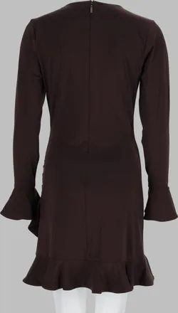 Michael Michael Kors Ruched Mini Dress - Brown