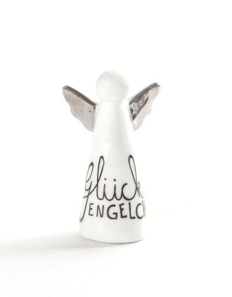 Good old Friends Porzellan Minischutzengel Gl&uuml;cksengel