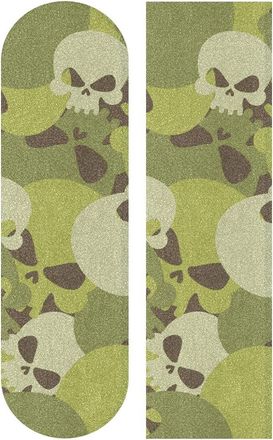 Mnsruu Skateboard-Griffband, Militär-Textur, Totenkopf, 1 Bogen, Scooter-Deck, Sandpapier, 22,9 x 83,8 cm