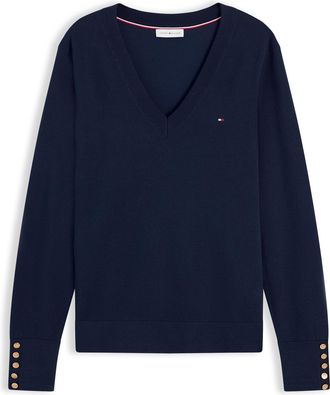 Tommy Hilfiger Pullover Gold-tone Button Cuff