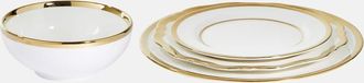 Pols Potten Set Golden Finds aus drei Tellern und Müslischale by Jan Wolleswinkel