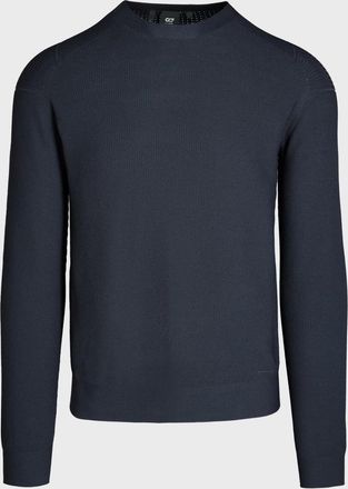 AlphaTauri Gestrickter Stretch-Pullover mit feiner Struktur in