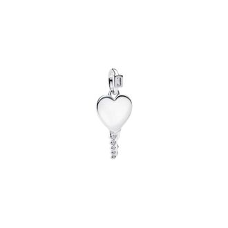 Pandora Pendentif Coeur &agrave; Graver - Femme - Accessoires - Blanc - Taille: ONE Size