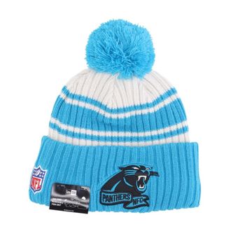 New Era Carolina Panthers Pom Pom Beanie Hat - - Accessories - Herren - Blau - ONE SIZE