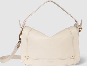 Jerome Dreyfuss Sac Pepito M Cuir Écru Grainé