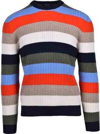Drumohr Homme, Pulls, Multicolore, Taille: 2XL Pullover Girocollo