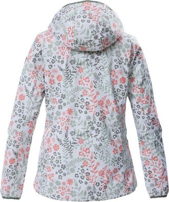 Killtec Softshelljacke KOS 14 WMN SFTSHLL JCKT AOP Wasserabweisende, atmungsaktive Softshelljacke mit Kapuze