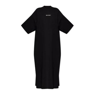 Palm Angels Logo Dress - - Dresses - Damen - Schwarzk - XS