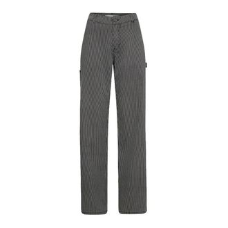 Sofie Schnoor Schwarzer Streifen Stilvoll Snos521 - - Trousers - Damen - Grau - M