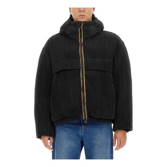 K-Way Homme, Vestes, Noir, Taille: L Clauden Plisse Thermo Heavy