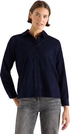 Cecil Cordhemdbluse urban Dark Blue XL