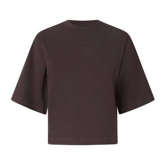Pinko Pinko - T-shirt Niamey - Femme - Tops - Brun - Taille: 34 FR