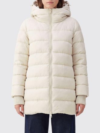 Herno Kurze A-Shape Daunenjacke aus wasserabweisendem Nylon mit Kapuze