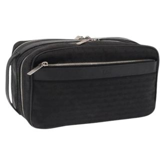 Dior Pre-owned Canvas Clutch Bag - - Pre-owned - Damen - Schwarzk - ONE SIZE
