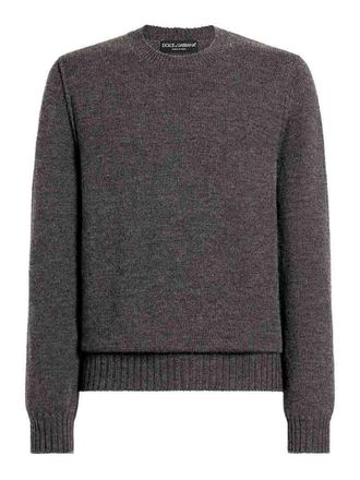 Dolce & Gabbana Pull Col Rond - Gris