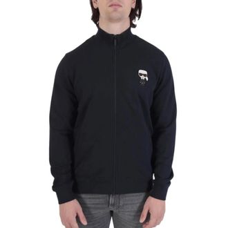 Karl Lagerfeld Sweatshirt Fullzip Logo - - Sweatshirts & Hoodies - Herren - Blau - M