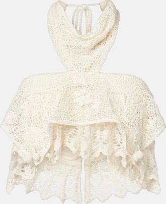 Isabel Marant Top court Dunvel en crochet