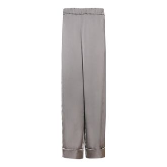 Blanca Vita Femme, Pantalons, Gris, Taille: 38 FR Pantalon Gris &Eacute;l&eacute;gant pour Femme