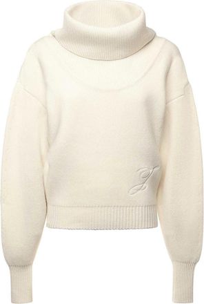 Jacquemus Rundhalspullover - Wei&szlig;