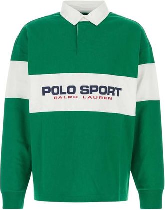 Polo Ralph Lauren Homme, Tops, Vert, Taille: M Polo Sport Rugby Shirt Coupe D&eacute;contract&eacute;e