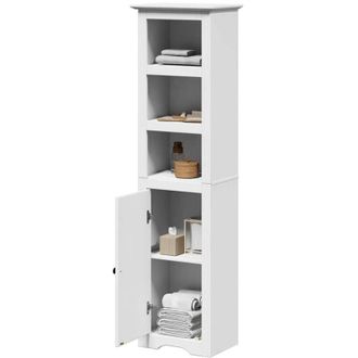 vidaXL Armoire de salle de bain bodo blanc 44x30x160 cm - Vidaxl