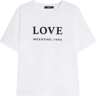 Max Mara Femme, Tops, Blanc, Taille: 40 FR Wkdagile T-shirt