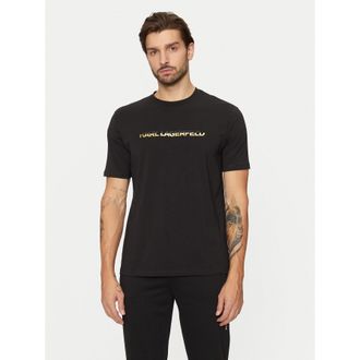 Karl Lagerfeld T-Shirt 755462 551235 Schwarz Regular Fit