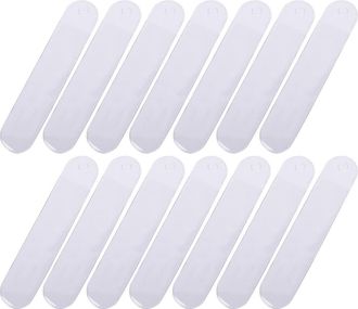 TOPBATHY 25st Etui Selbst Klebe Dicht Klar Kunststoff Tasche Mattierte Stifttasche Stift Tasche Bleistift Lagerung Tasche Einzelstift-präsentationskoffer Plast