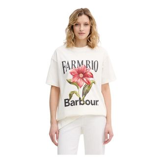 Barbour Wildflower T-Shirt - - Tops - Damen - Beige - L
