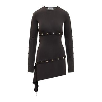 The Attico Mini Kleid - - Dresses - Damen - Schwarzk - S