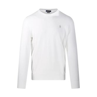 Ralph Lauren Cotton Crew Neck Sweater - - Knitwear - Herren - Wei&szlig; - XL