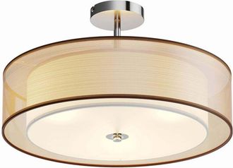 Lindby Lindby - Deckenlampe Pikka aus Textil f&uuml;r Wohnzimmer & Esszimmer von